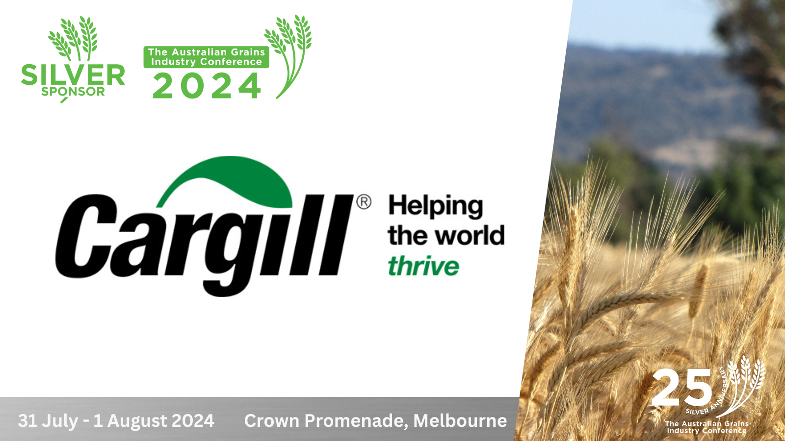 Cargill secures Silver Sponsorship at the Australian Grain Industry ...